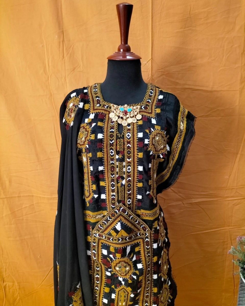Balochi Gul work - Balochi Traditional Dresses