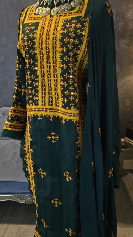 Hand Made Balochi Dress | Doch | Balochi 3 piece - Balochi Traditional ...